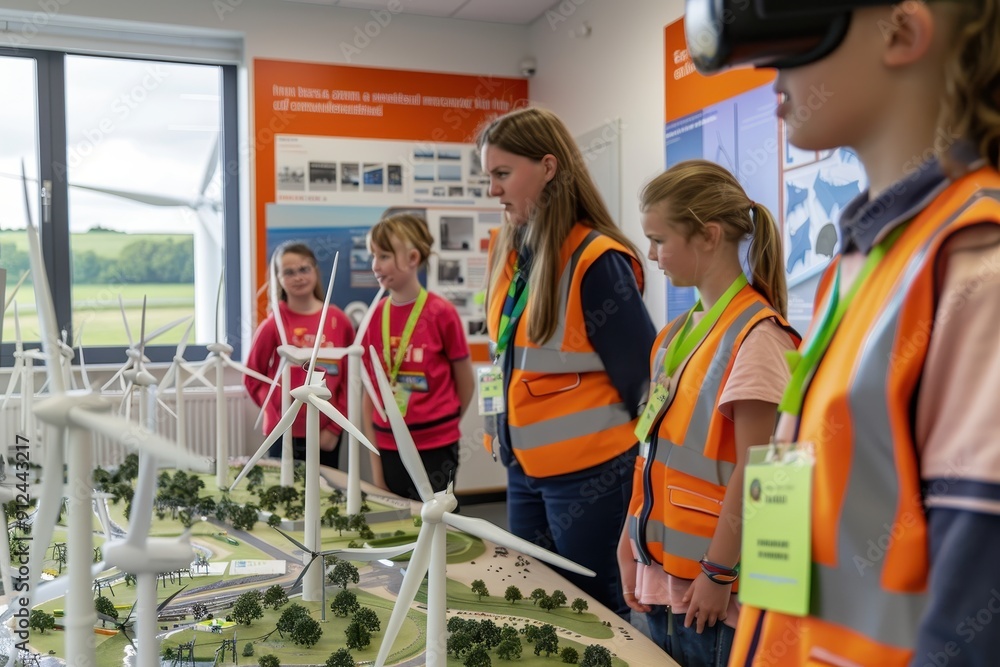 An open day at a renewable energy center, with a focus on offshore wind ...