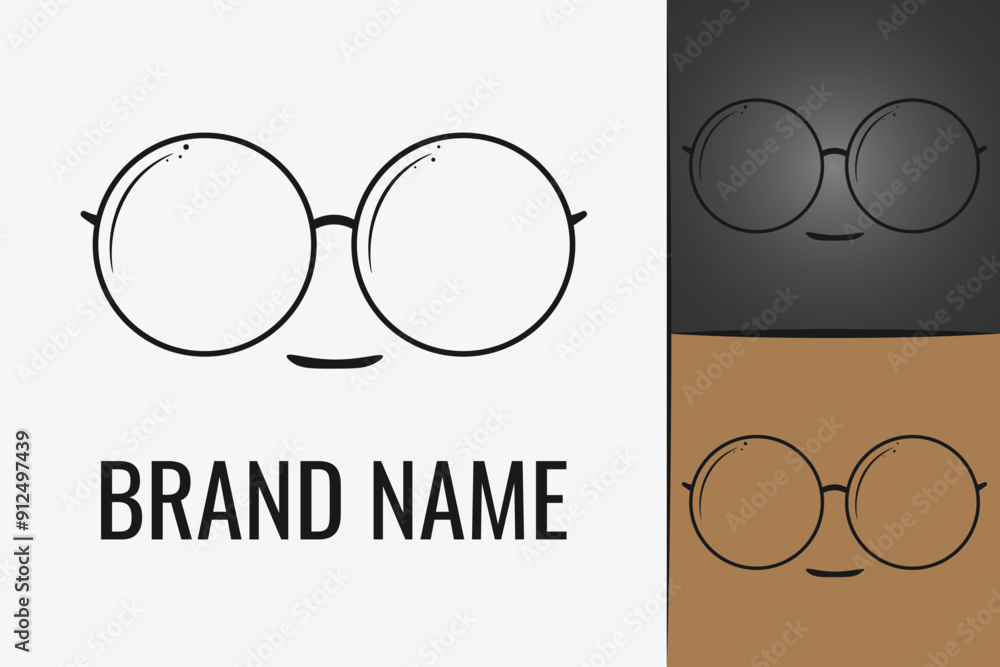Glasses logo for optics store. Eyeglass logo. eyeglasses creative ...