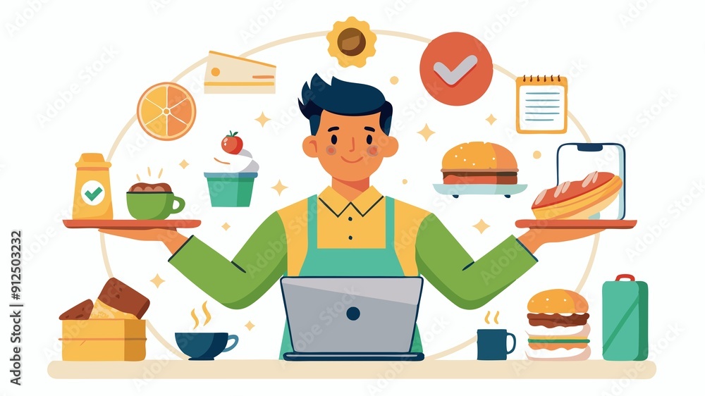 Balancing customer service with operational efficiency. This image ...