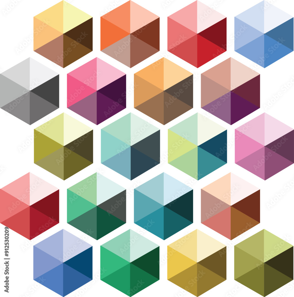 2024 color trends. Color palette in vibrant, bold, Colour theme ...