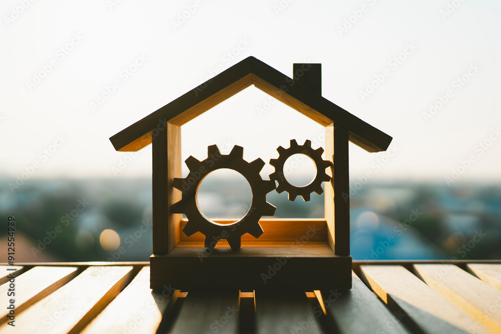 House and gear model, concepts for A system house is a service company ...