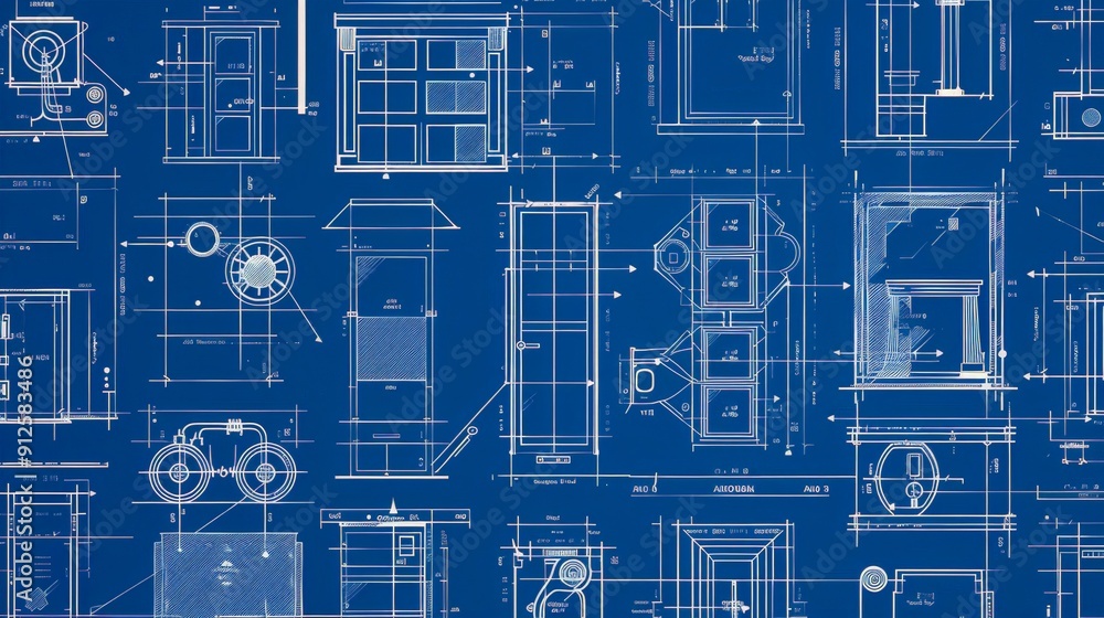 Exploring blueprint symbols reveals standardized icons and notations ...