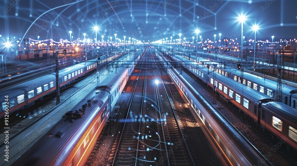The integration of rail yards with automated control systems and ...