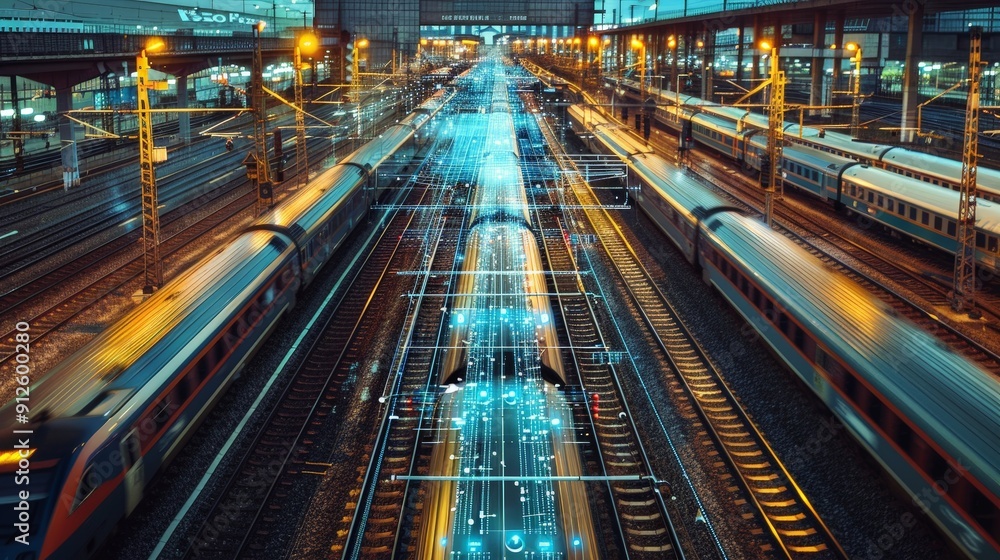 The integration of rail yards with automated control systems and ...
