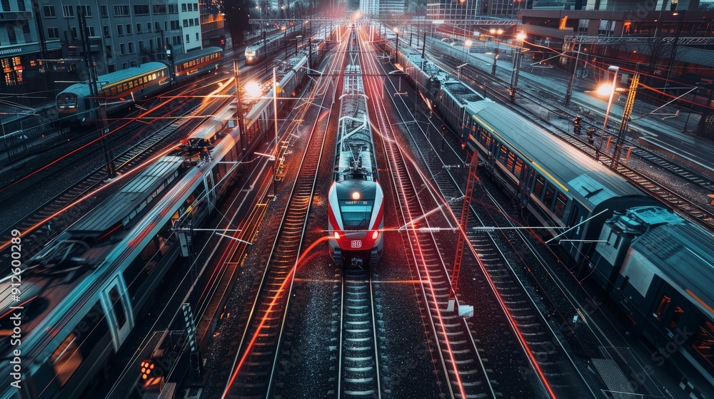 The integration of rail yards with automated control systems and ...