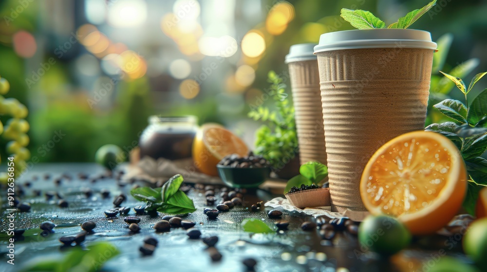 Sustainable Coffee Cups Biodegradable Packaging Embraces Eco-Friendly ...