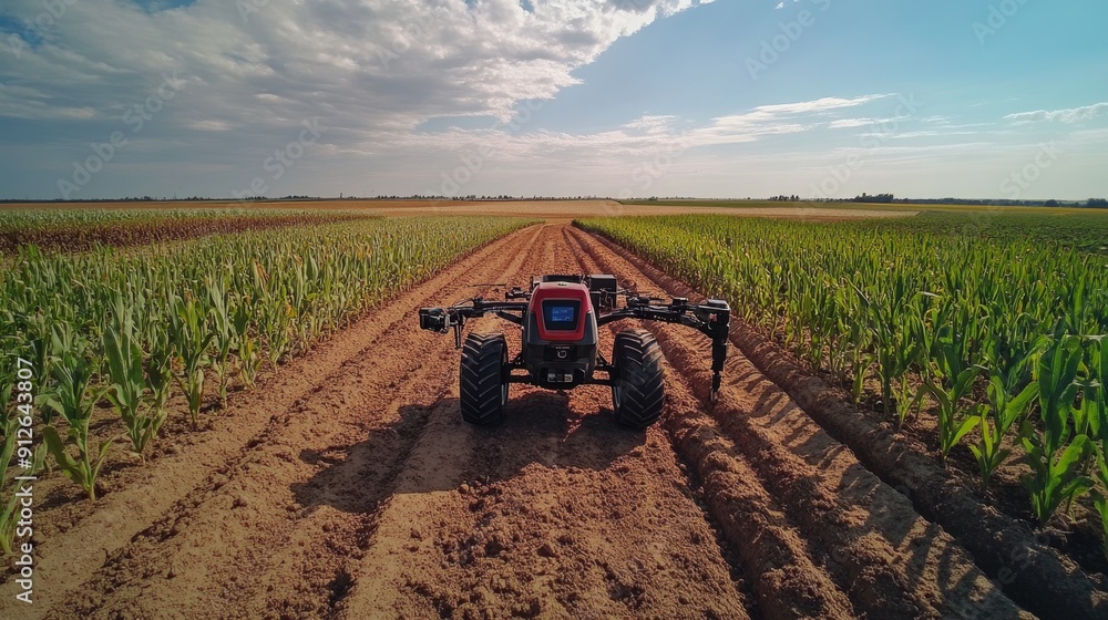 Agricultural robotics field testing, autonomous tractors and drones in ...