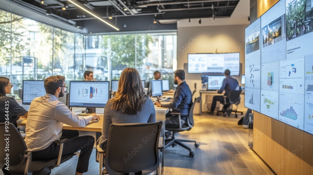 Robotic process automation center, teams from different business units ...