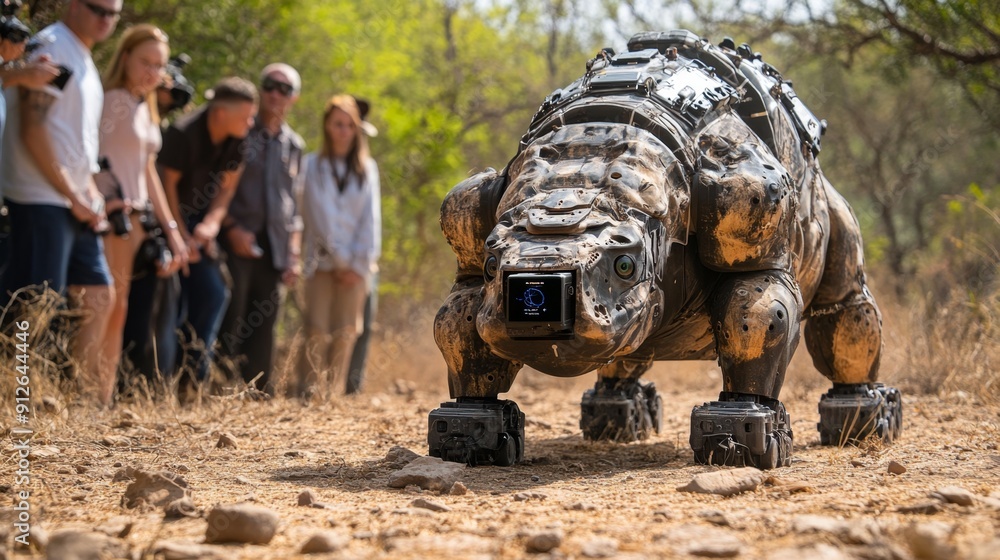 Robotic wildlife conservation project, teams testing tracking drones ...
