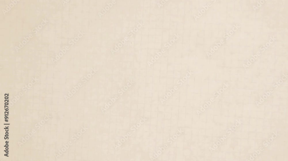 realistic paper rolling video transition, horizontal movement, white ...