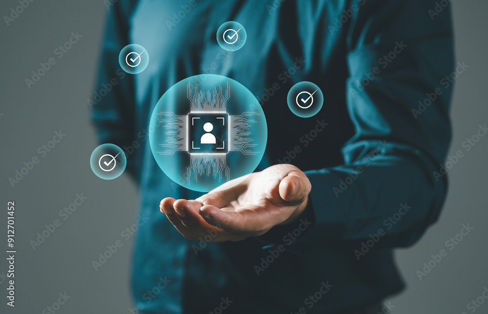 (KYC) Know Your Customer Concept Business Verifies Customer Identity to ...