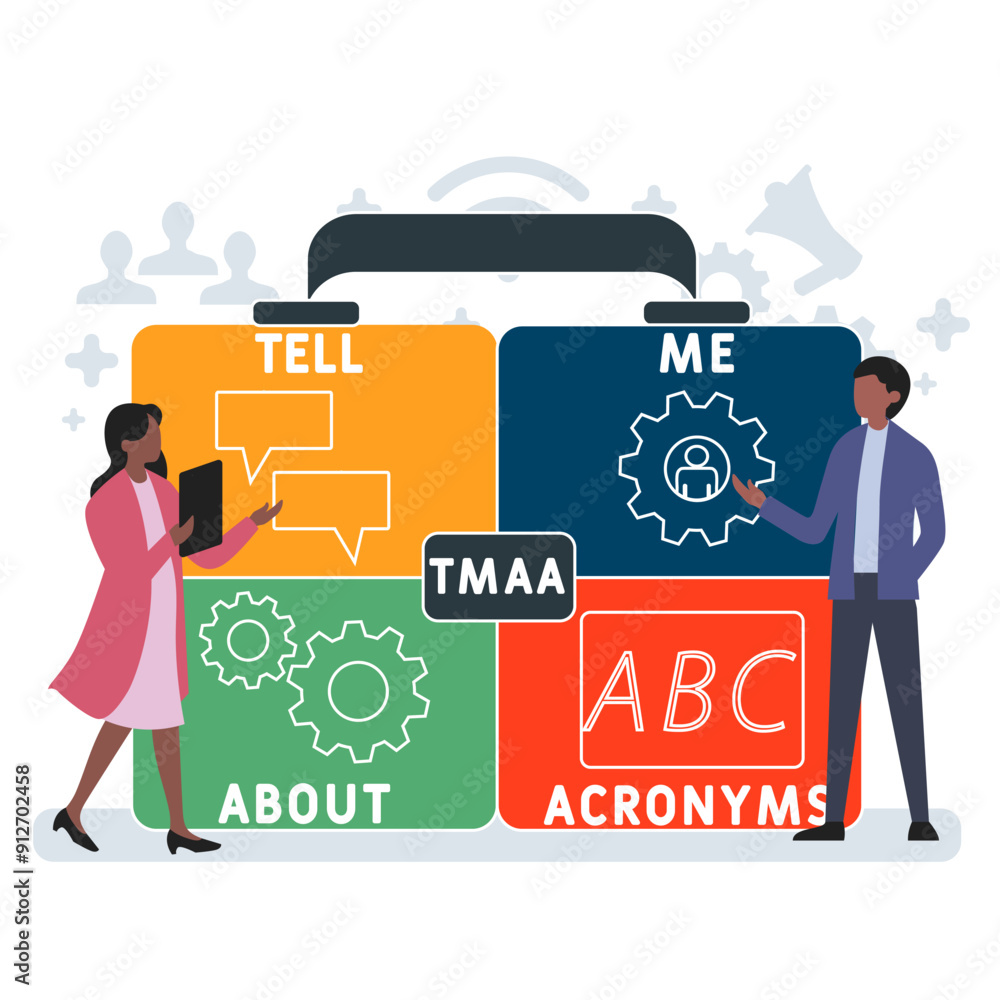 TMAA - Tell Me About Acronyms acronym. business concept background ...