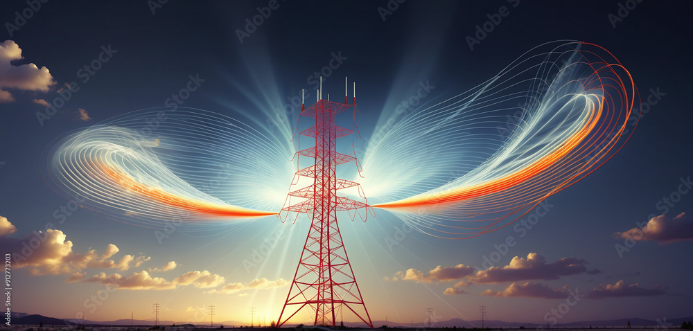 Radio, broadcasting or radio waves propagate as electromagnetic waves ...