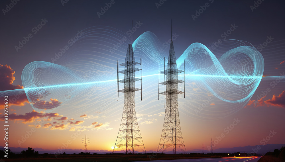 Radio, broadcasting or radio waves propagate as electromagnetic waves ...