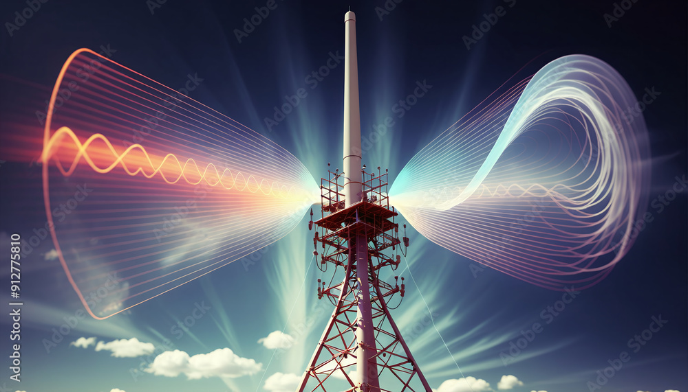 Radio, broadcasting or radio waves propagate as electromagnetic waves ...