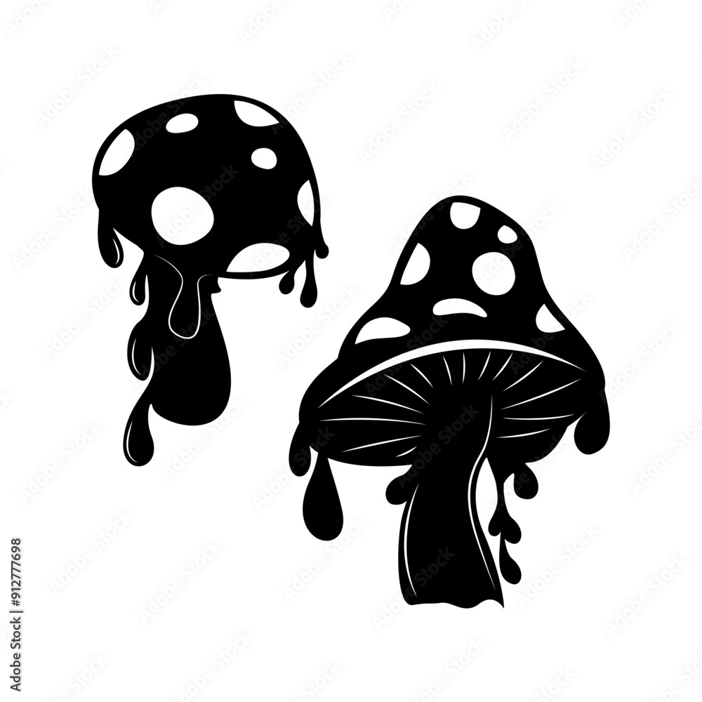 Mushroom with Slime | Mushroom | Dripping Mushroom | Slime | Outdoor ...