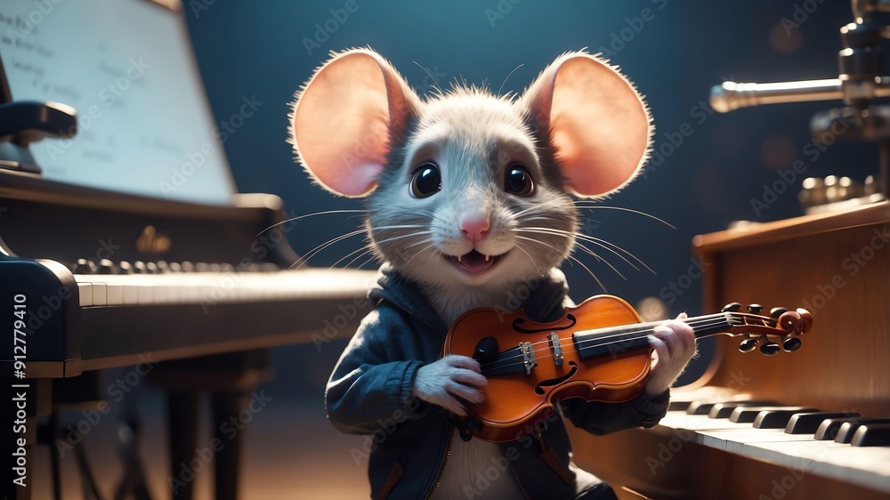 milo the musical mouse a mouse who loves playing diffe cinematic ...