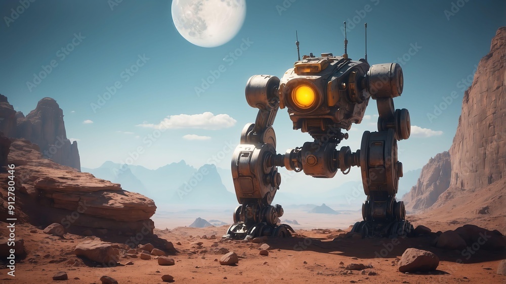 rocky the robot rockhound a robot who explores planets cinematic ...