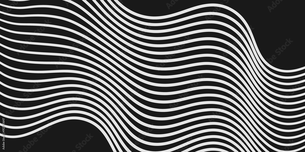 Abstract swoosh speed wave lines modern stream background. white wave ...