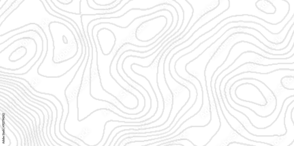 White wave paper curved reliefs abstract background,Line topography map ...