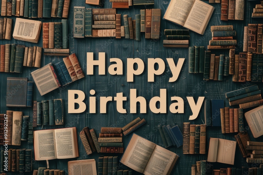 Book Lovers' Collage: A cozy collage with photos of birthday ...