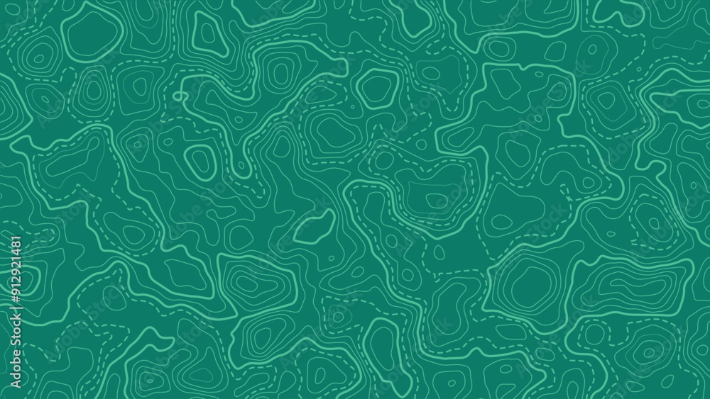 Topographic map background. Generating a terrain elevation map. Grid ...