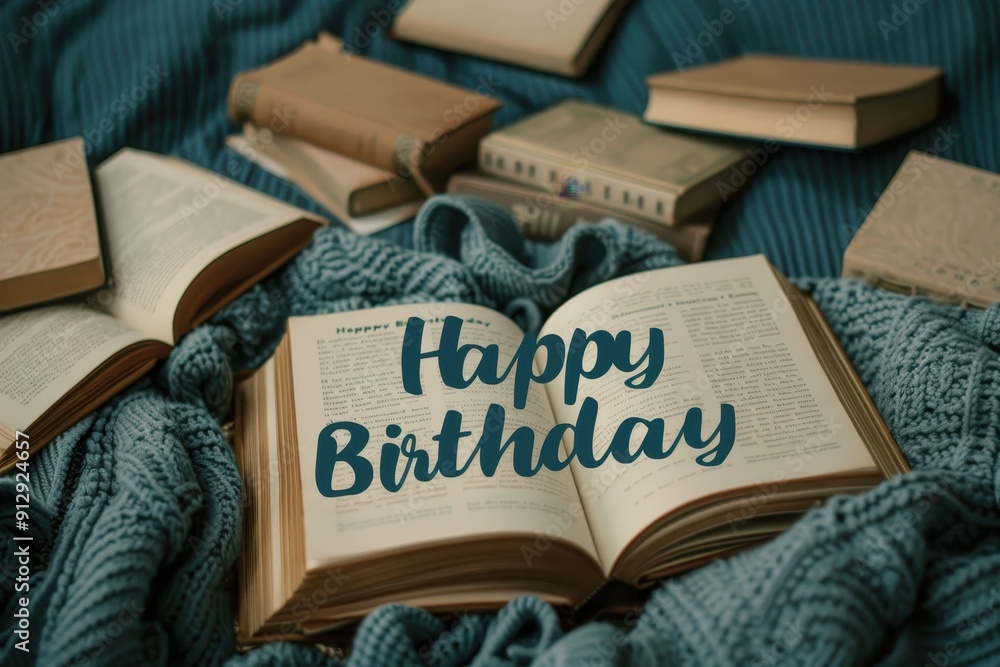 Book Lovers' Collage: A cozy collage with photos of birthday ...