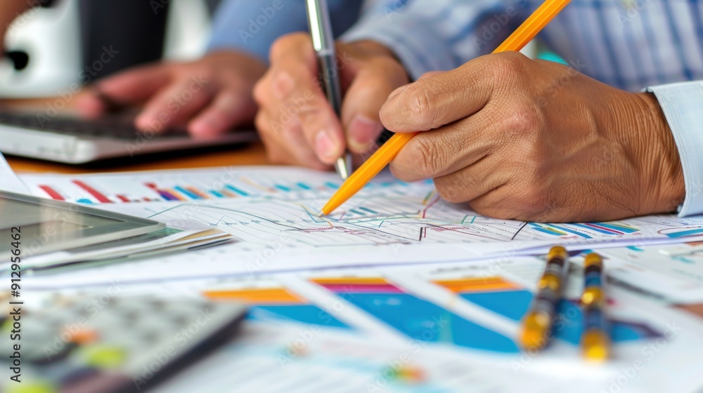 Generate a photo realistic image of a construction project team ...