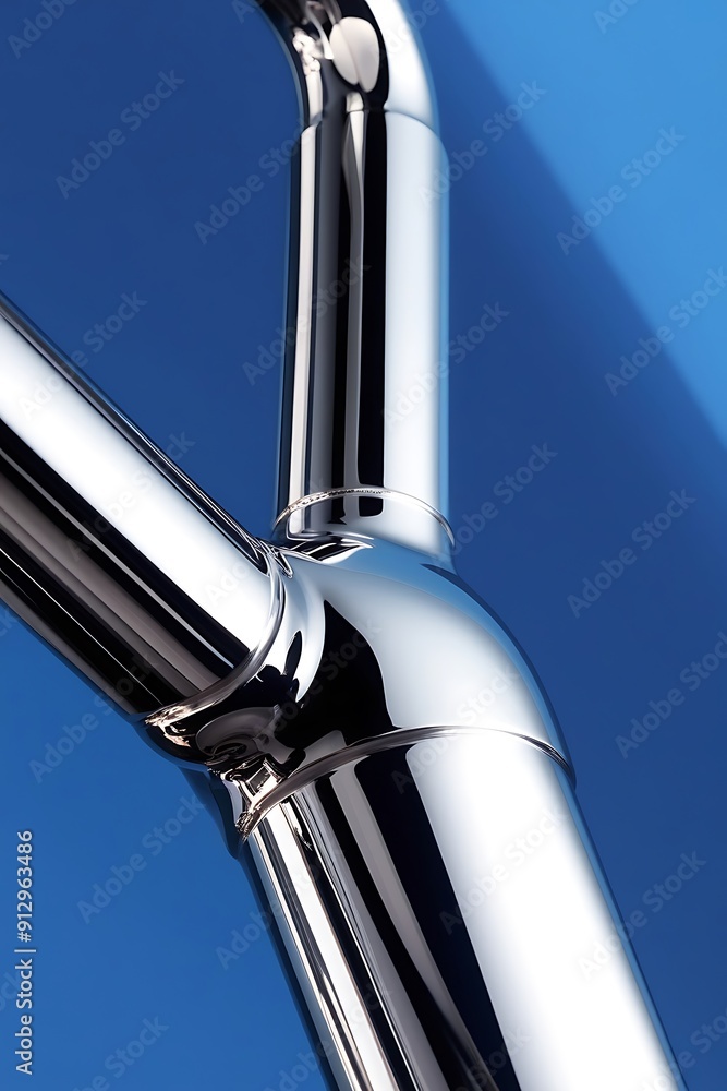 metal or pvc plumbing cylinders. Industrial pieces of pipelines for ...