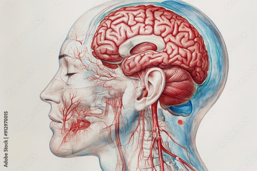 Inflammation of the brain and meninges caused by meningoencephalitis ...