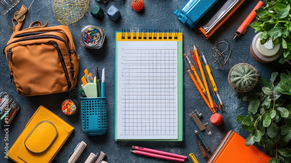 stylish checklist or to-do list for back-to-school preparations ...