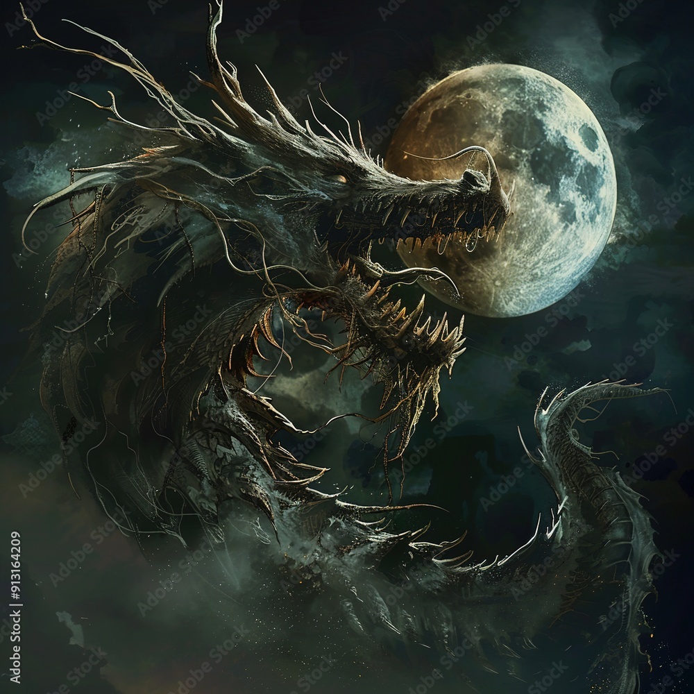 Bakunawa: A dragon-like creature from Filipino mythology, said to cause ...