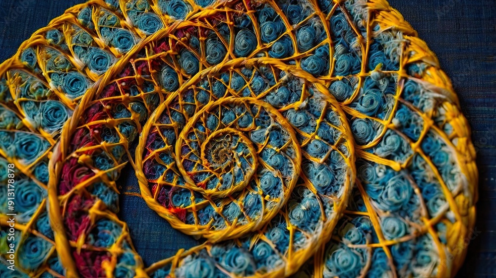 Intricate Spirals Reflecting Fibonacci Patterns in Nature Beautiful ...