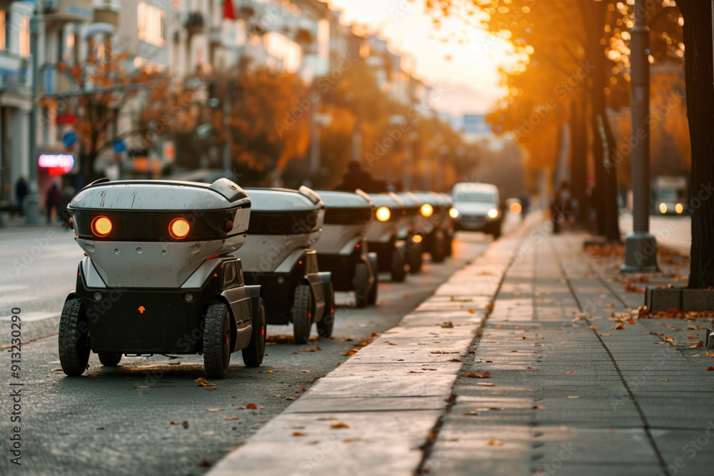 Future of urban logistics, self-driving tech innovative technology the ...