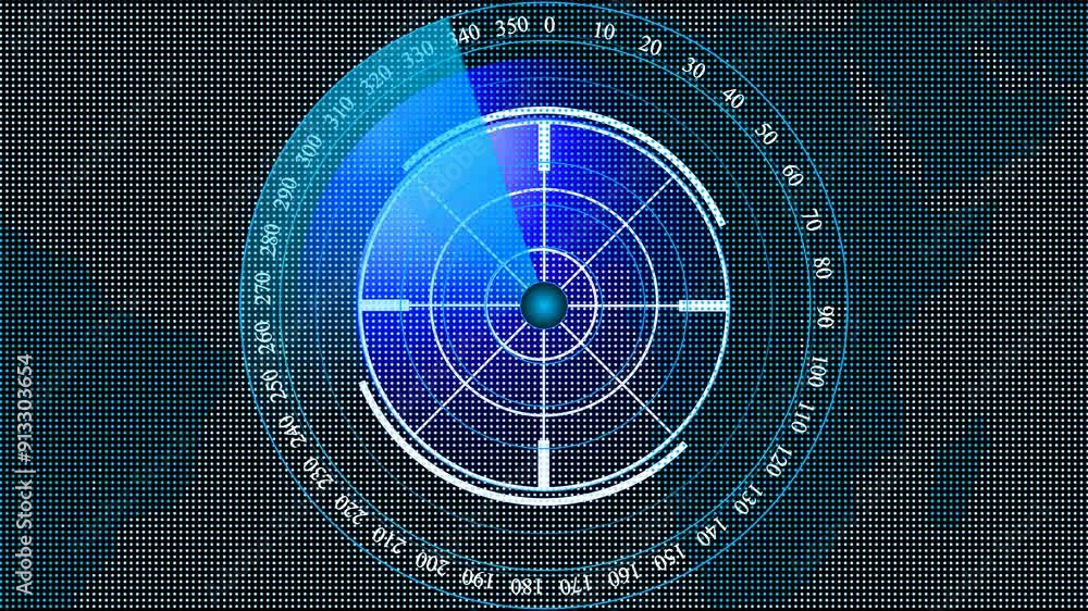 technology radar scanning Hud animation ,interface sonar radar screen ...