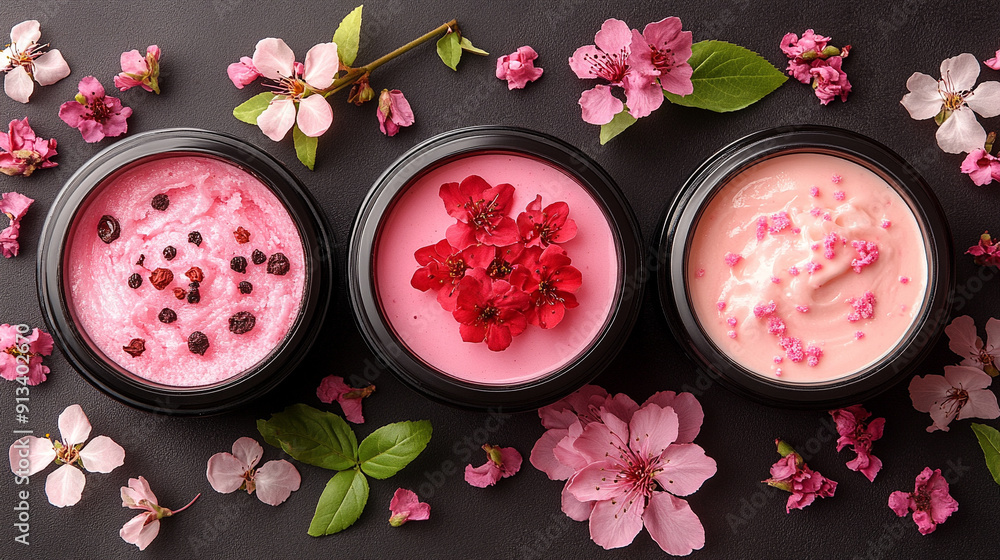 lotion cream texture, spread evenly, showcasing its smooth and creamy ...