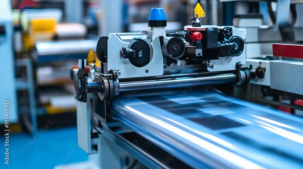 The new innovative technology of an automatic label printing machine ...