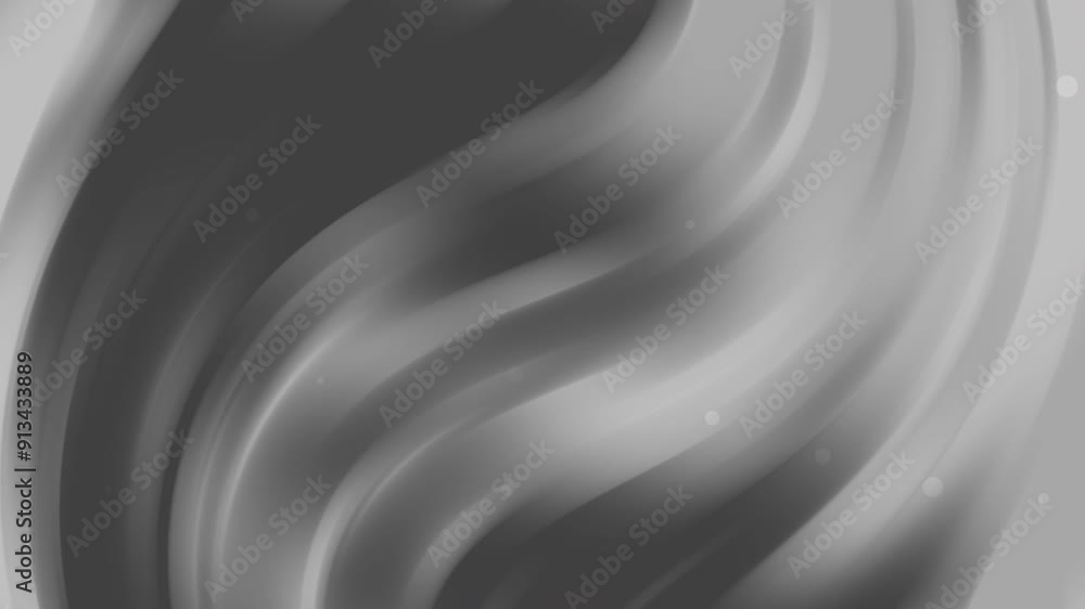 Gray abstract background with curved lines and white highlights ...