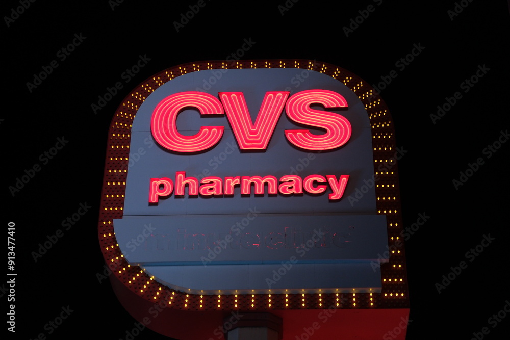 Las Vegas,Nevada,USA-June 17th 2024:CVS Pharmacy store sign company ...