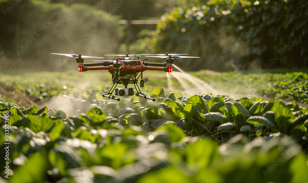 Automated Crop Harvesting, Illustrate automated crop harvesting in ...