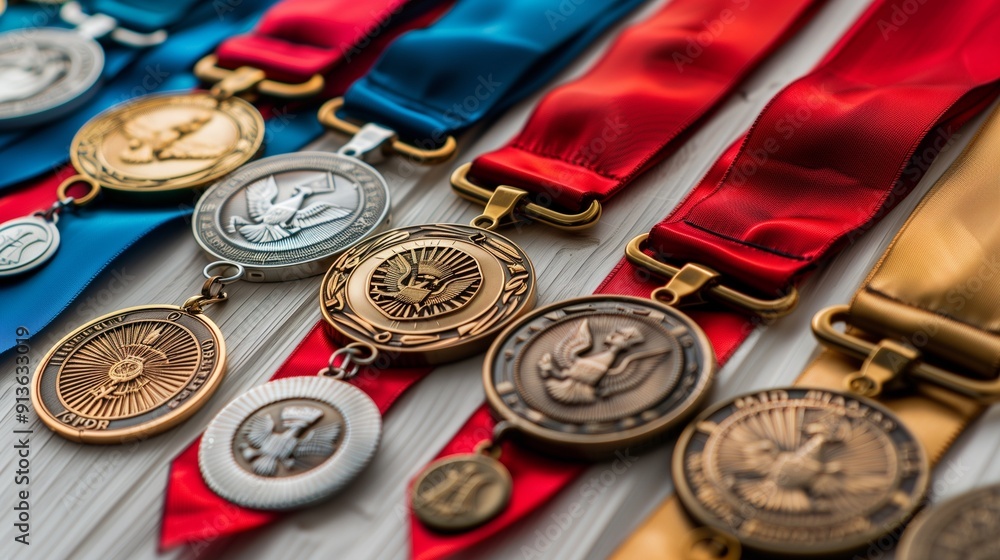 Significance of Defense Day through caps, badges, weapons, and military ...