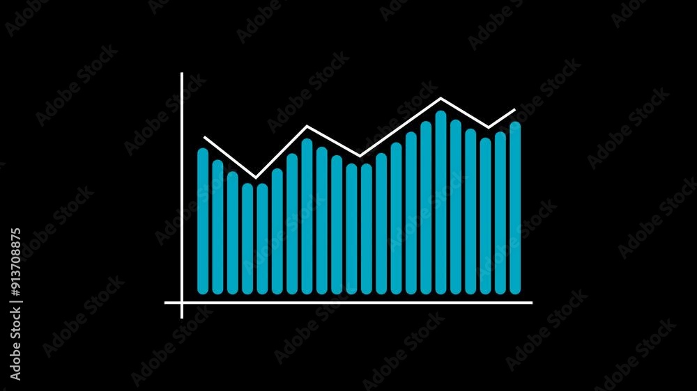 Graph going up. Rising bar graph, Business Growth Financial graph ...