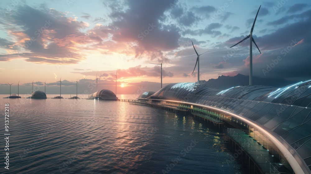 Discover the efficiency of futuristic energy designs, harnessing solar ...