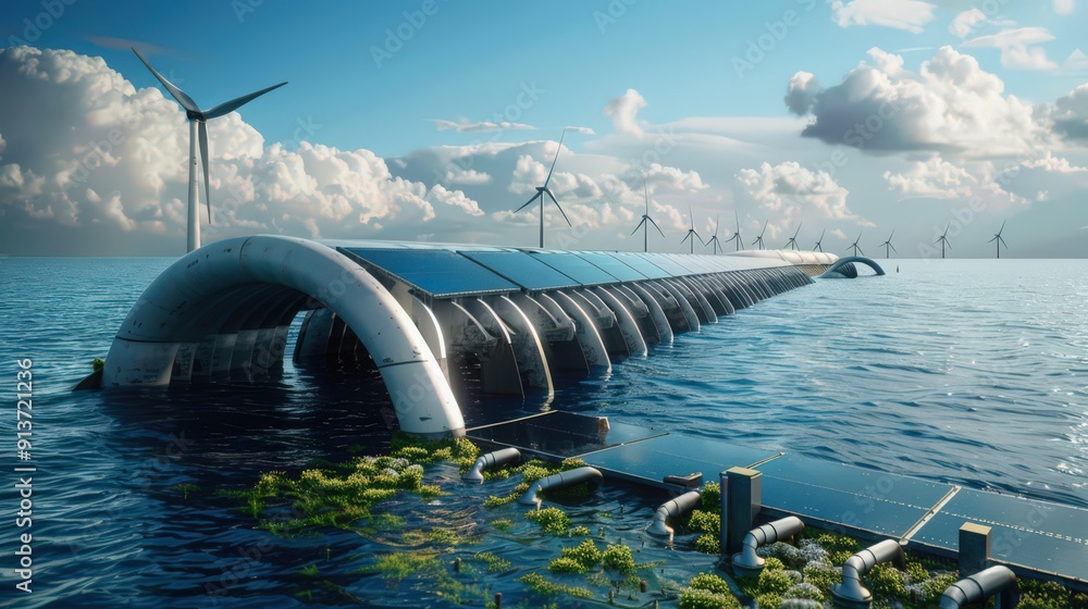 Discover the efficiency of futuristic energy designs, harnessing solar ...