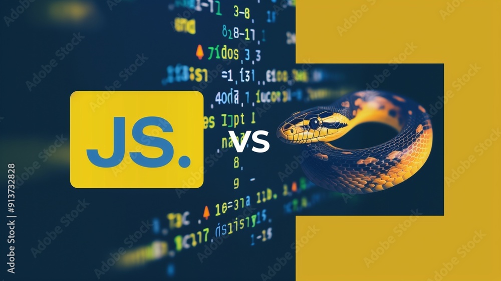 A Visual Comparison Of Python And Javascript Featuring A Javascript