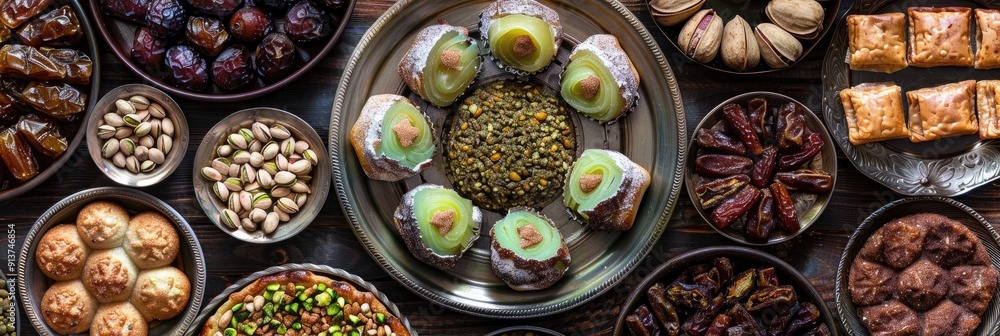 Lebanese Delicacies Barazek Sables Karabij Dates Pistachio Chocolate ...