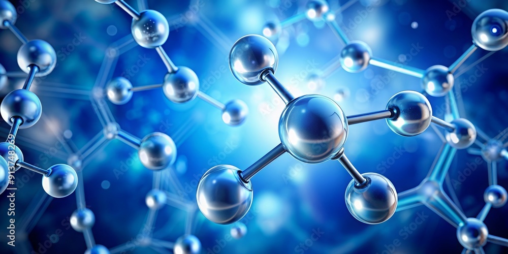 Abstract background with H2 hydrogen molecule fuel cell element , energy, technology, green, eco ...