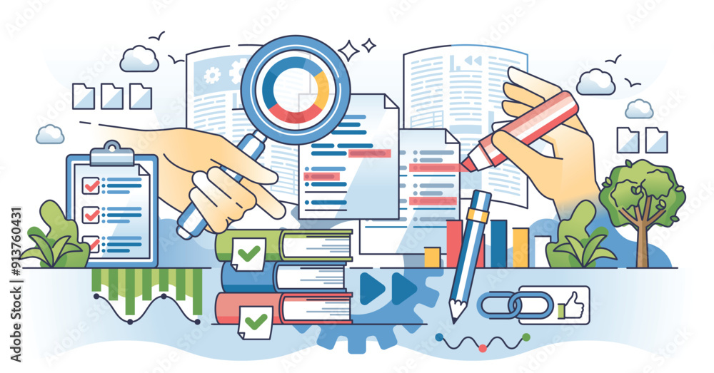 Document analysis and legal document information research outline ...