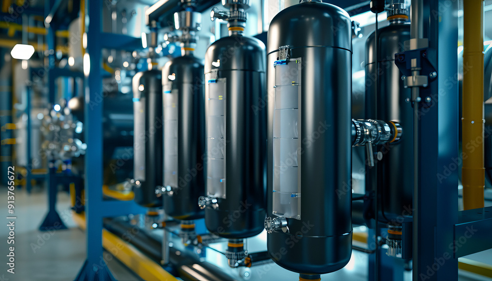 Filtration Process: Illustrate a reverse osmosis unit's filtration ...