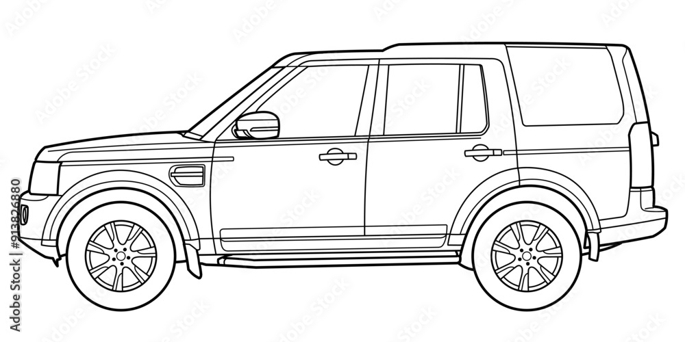 Vetor de Ivano-Frankivsk, Ukraine - 22 Jul 2024: Outline drawing of a ...